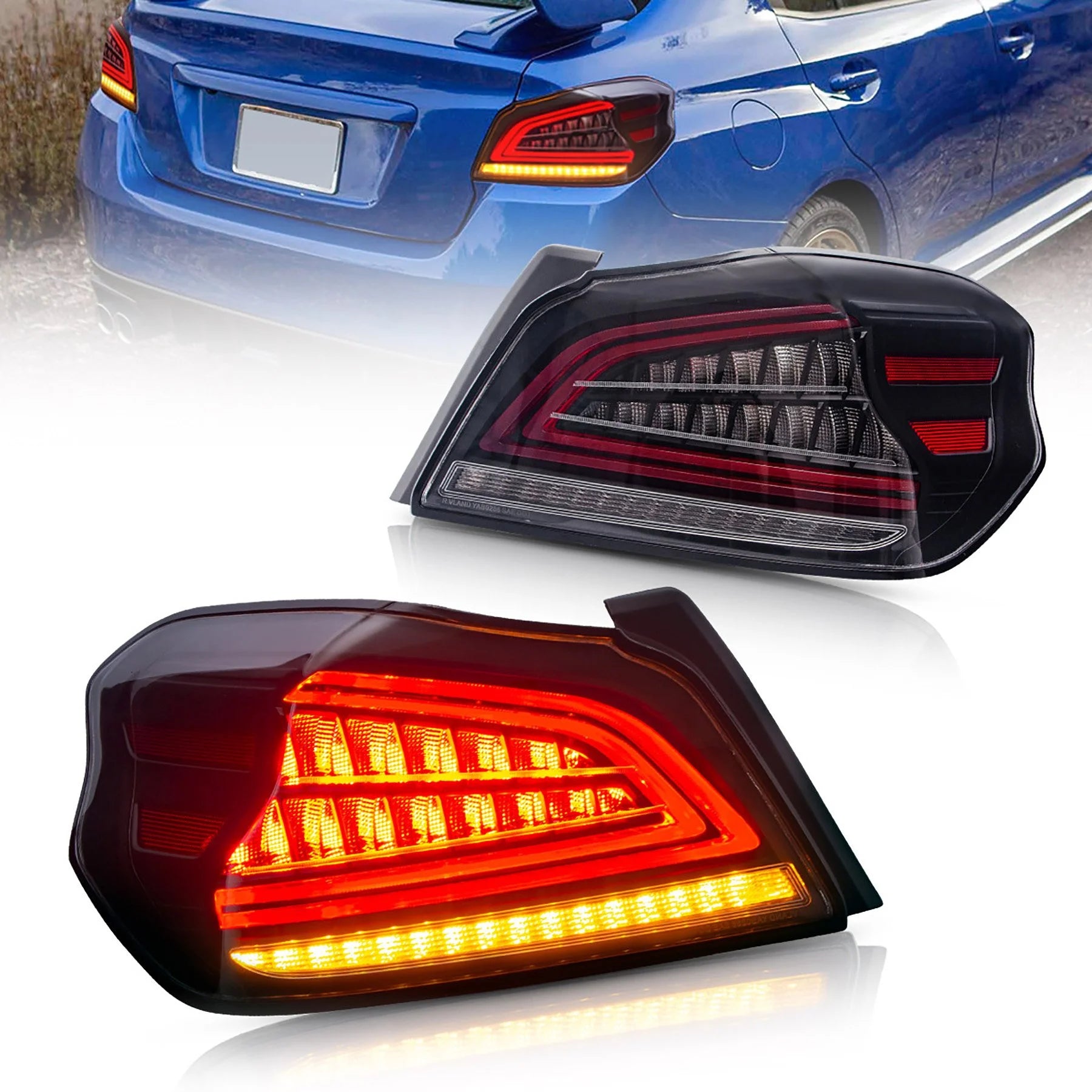 Subaru WRX STI Smoked LED Tail Lights 2015–2021 | RPM Auto Parts NZ